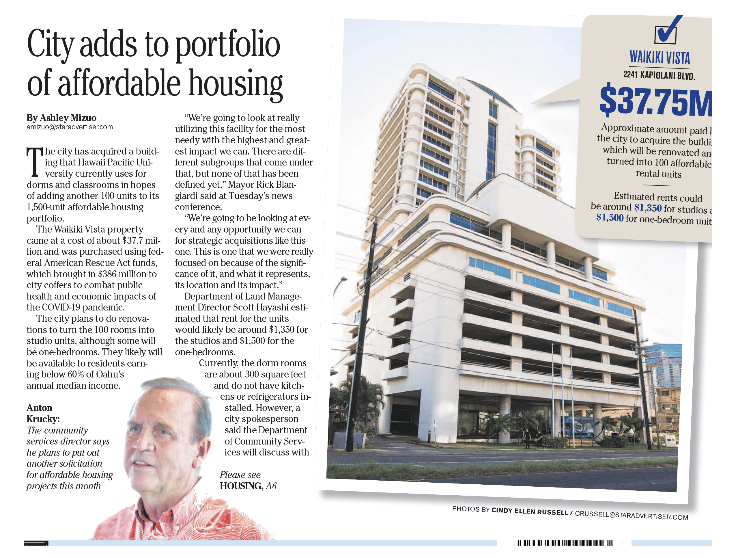 City Adds To Portfolio Of Affordable Housing City Adds To Portfolio Of Affordable Housing